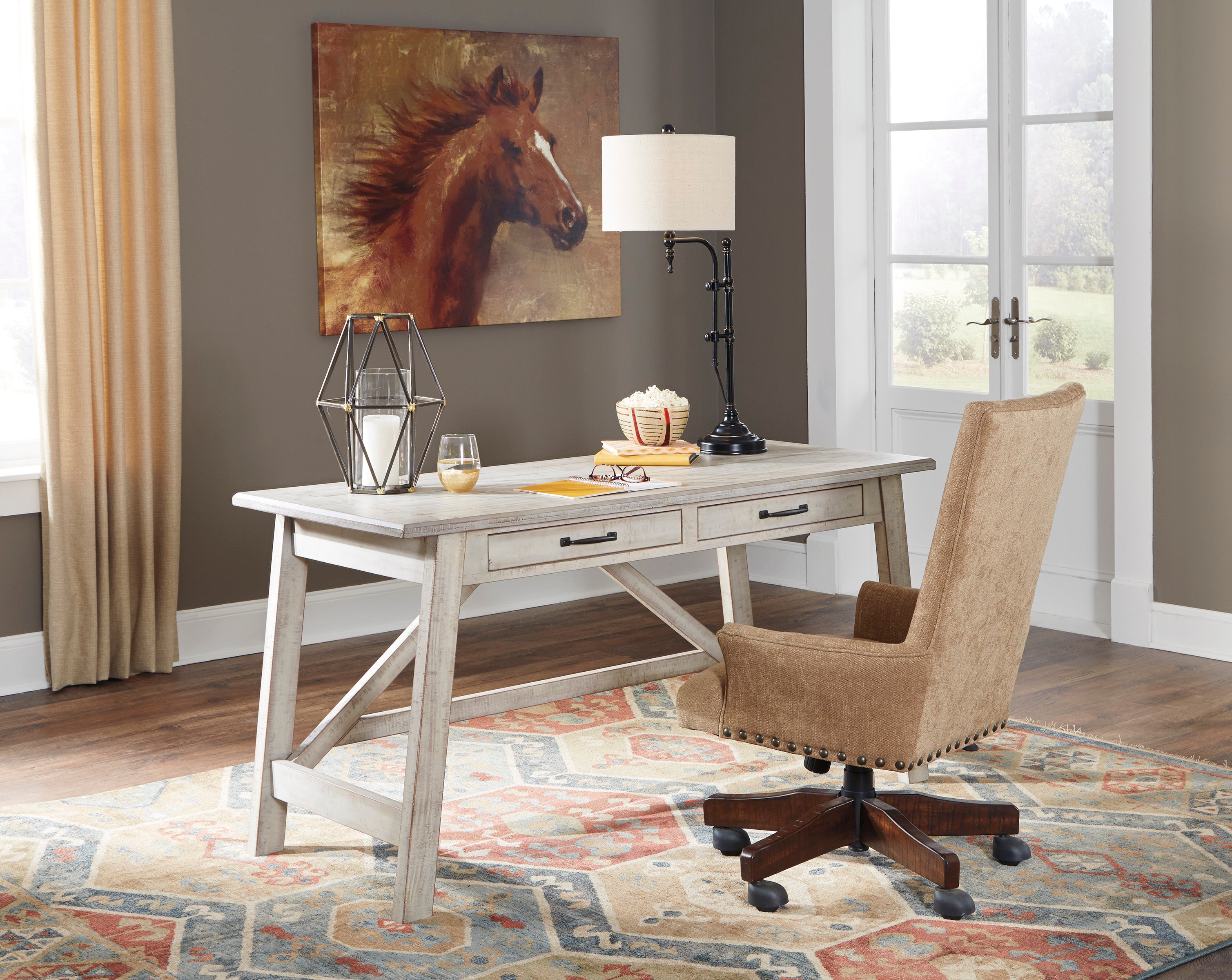 Carynhurst home office desk and storage store