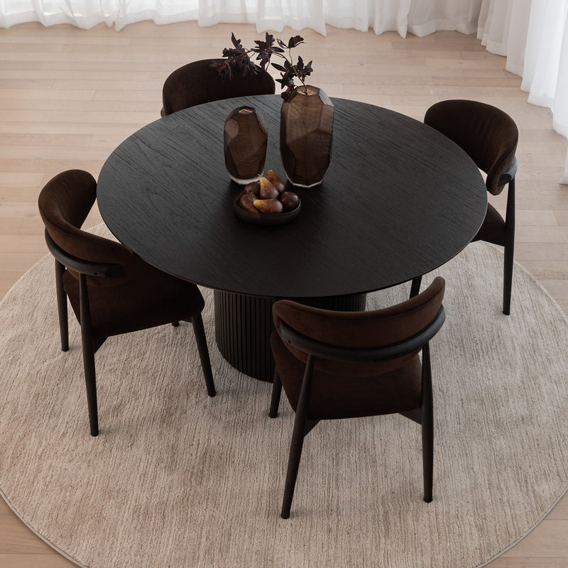 Edina Round Dining Table – The Furniture Gallery