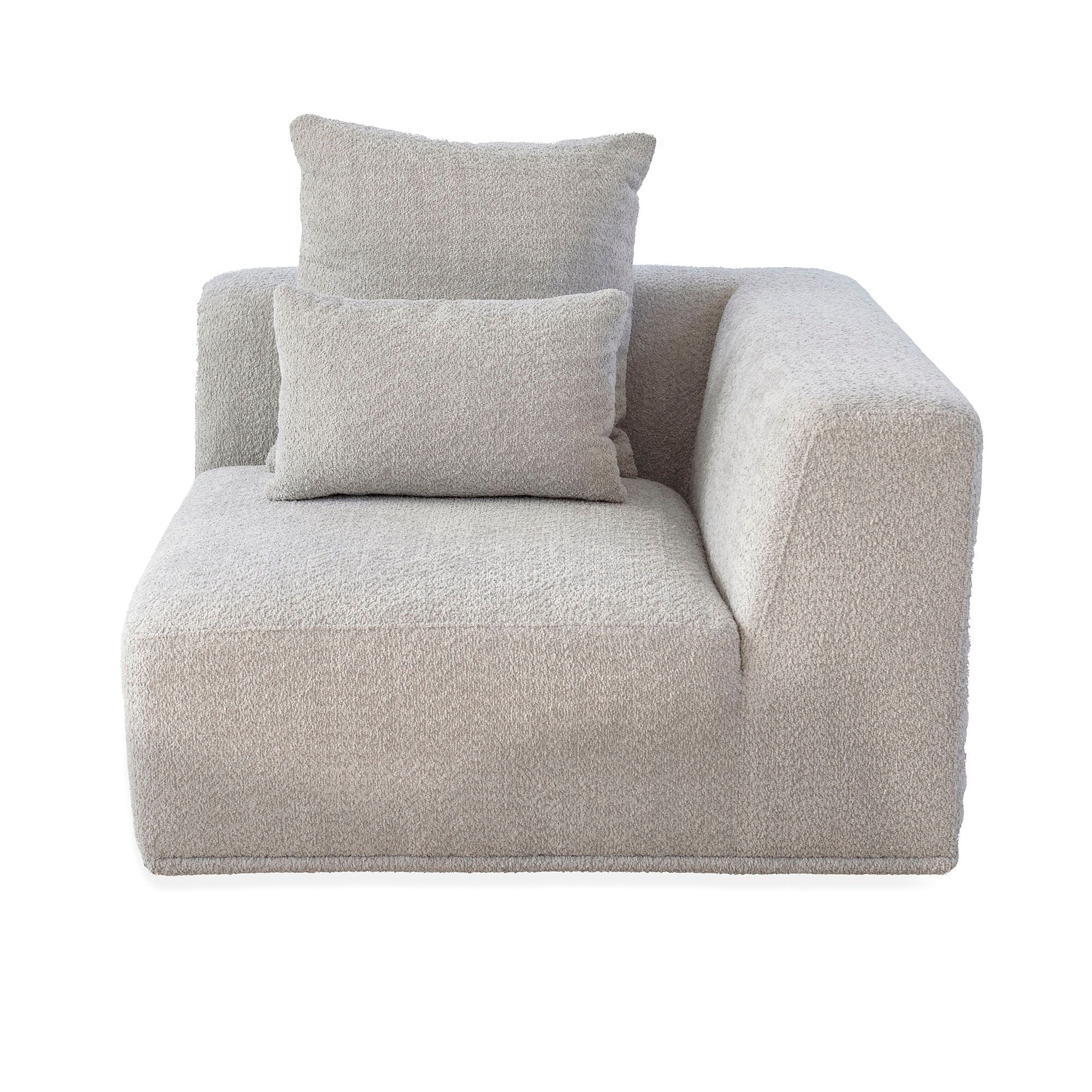 Axel Corner Seat - Grey Gum – The Furniture Gallery