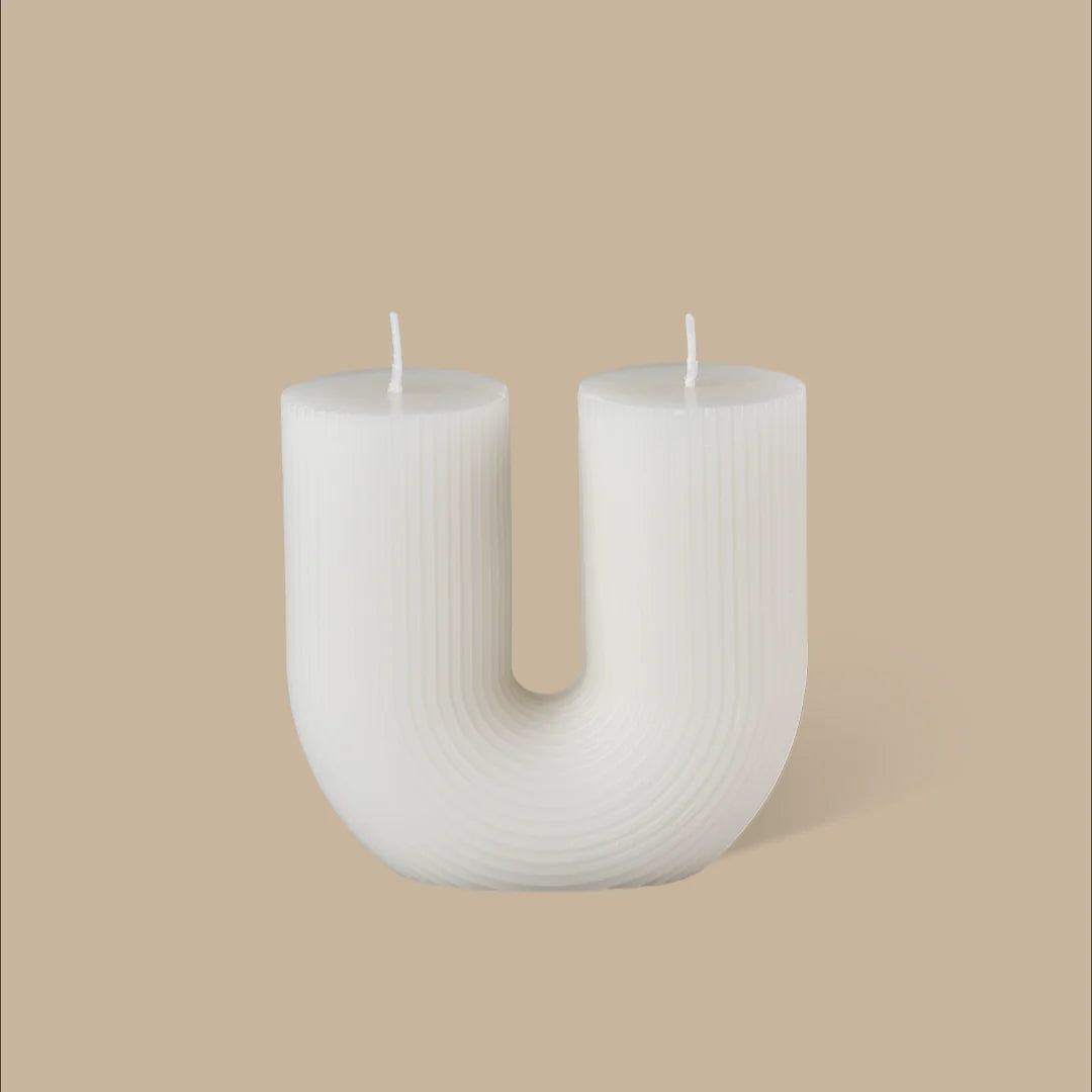 Curl Curl Candle - White – The Furniture Gallery