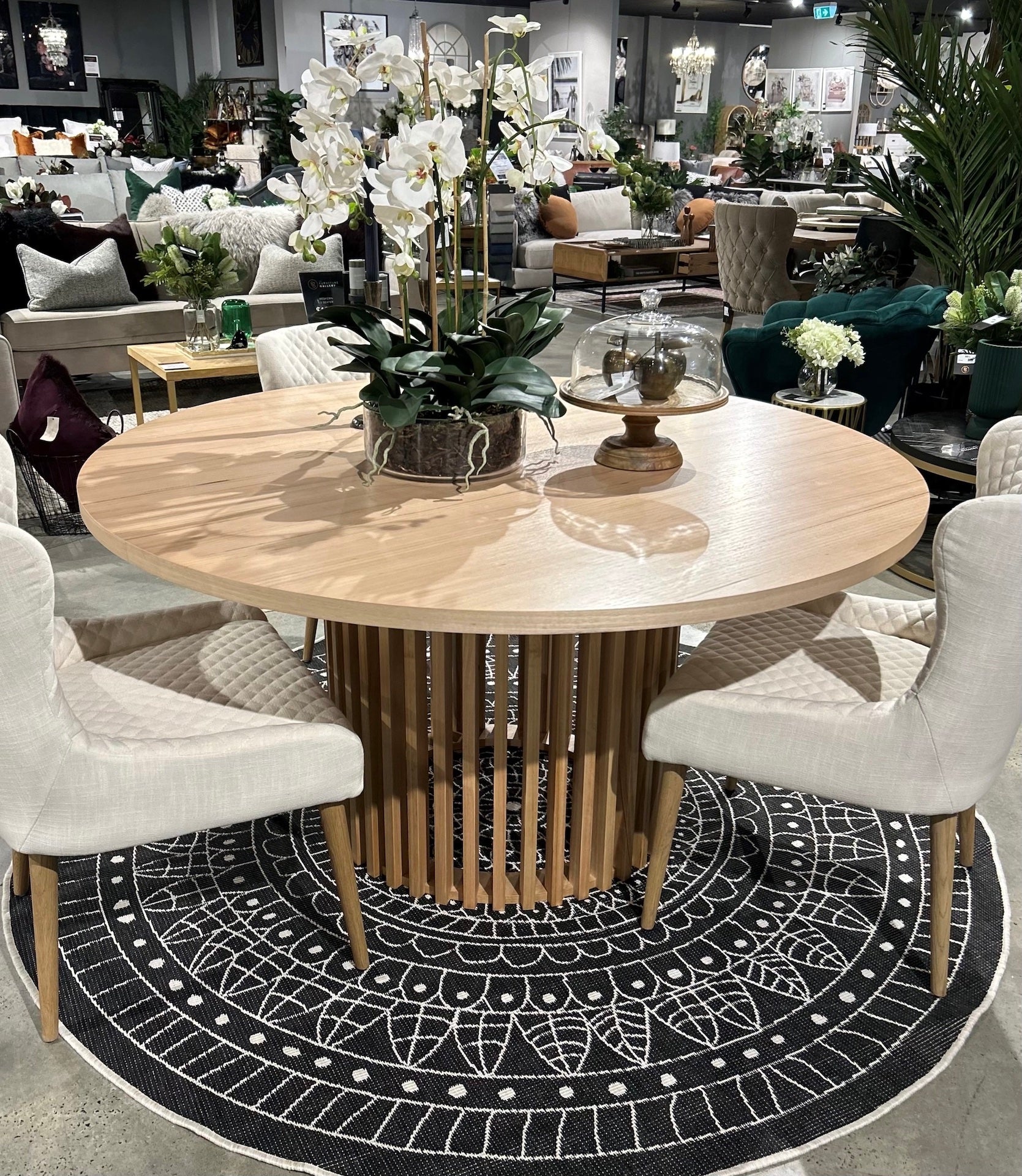 Donovan 1500 Round Dining Table – The Furniture Gallery