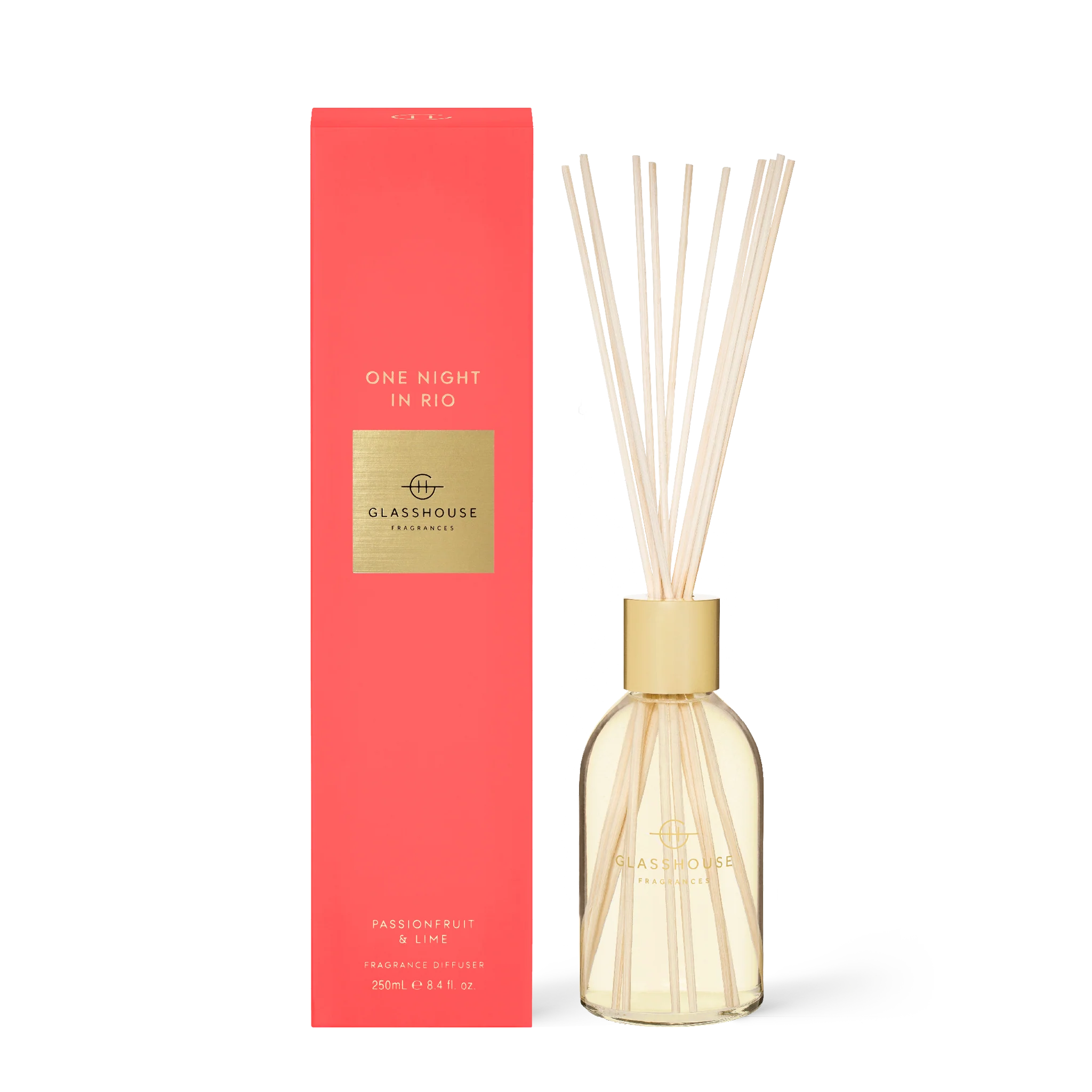 Glasshouse 250ml One Night in Rio Fragrance Diffuser - Passionfruit ...