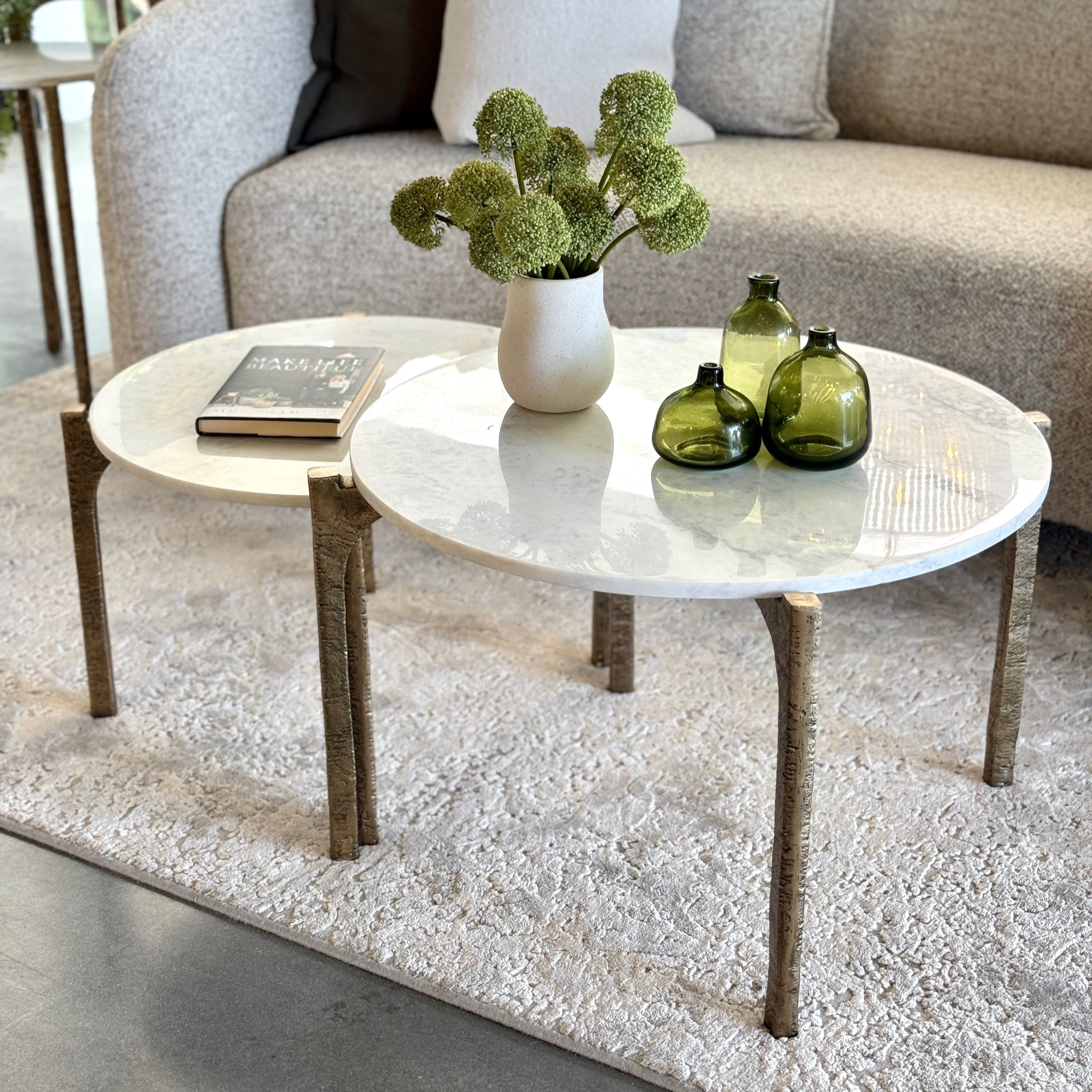 Cleo Marble Coffee Table – The Furniture Gallery