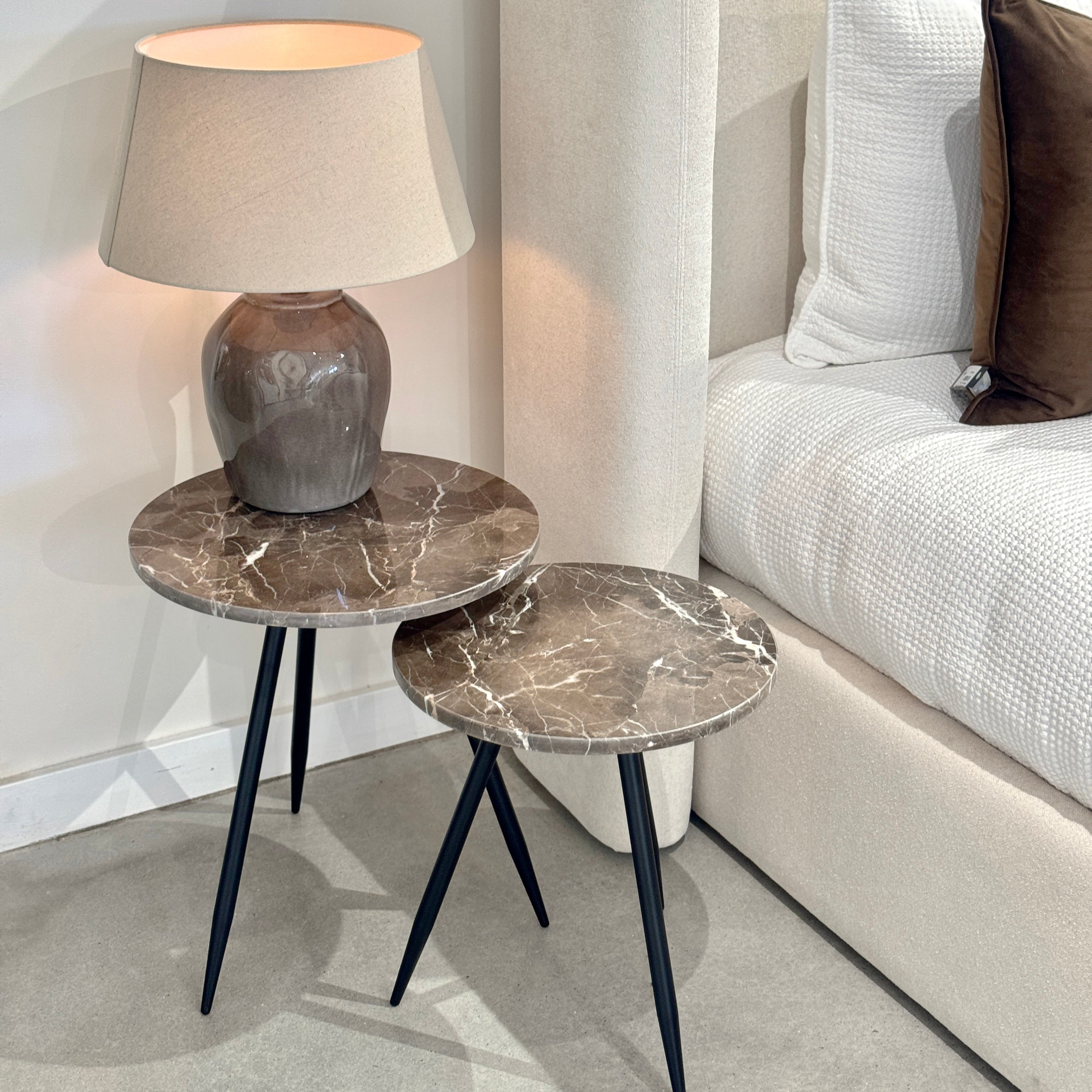 Ingle Marble Side Table – The Furniture Gallery