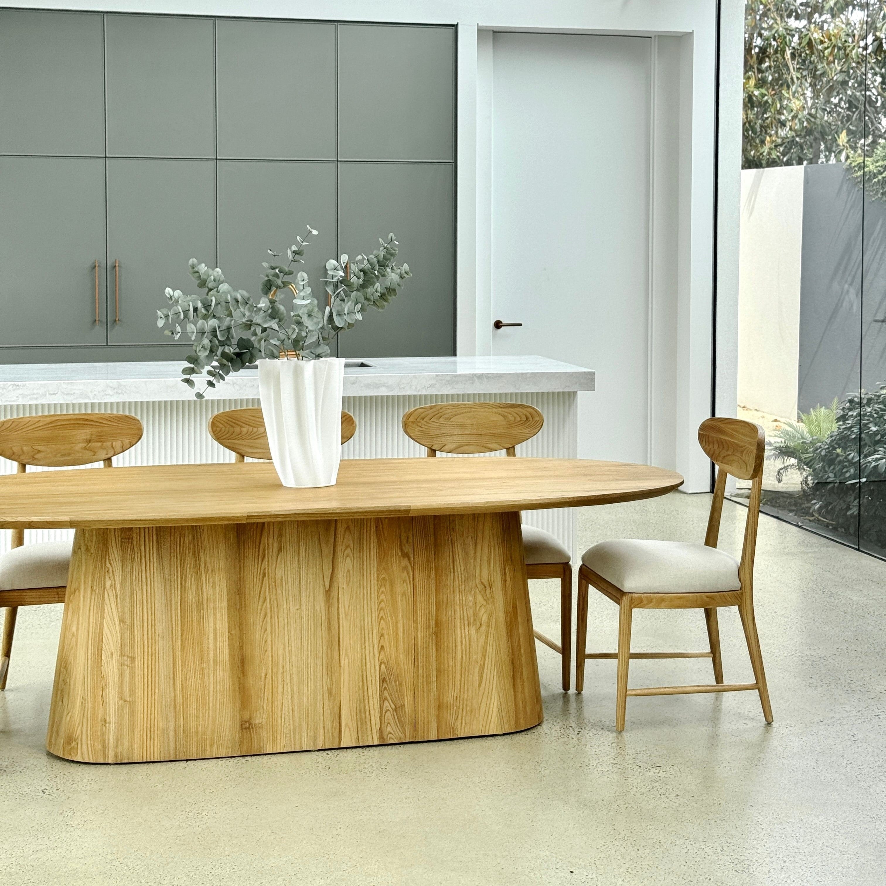 Buy Juniper 2400 Oval Dining Table Perth, Osborne Park & Joondalup – The Furniture Gallery