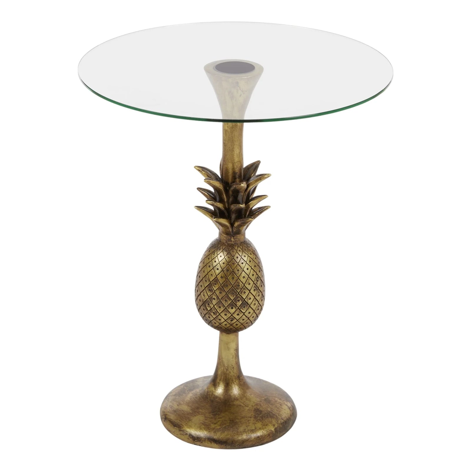 Pineapple pedestal table store