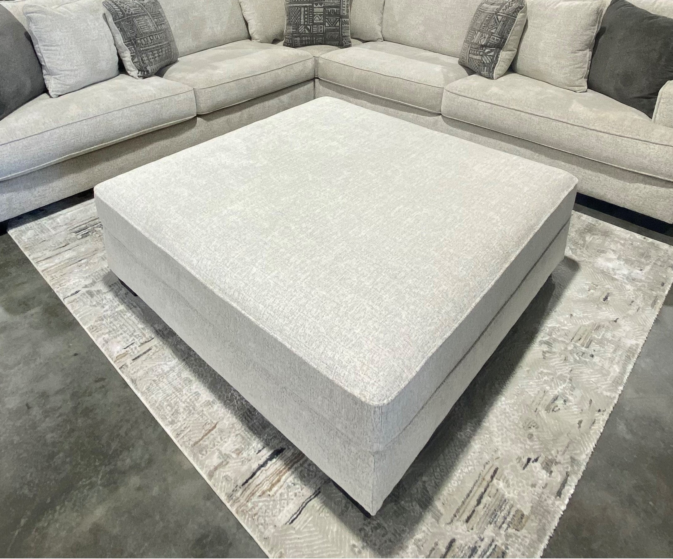 Buy Riley Ottoman - Stone in Perth, Osborne Park & Joondalup – The ...
