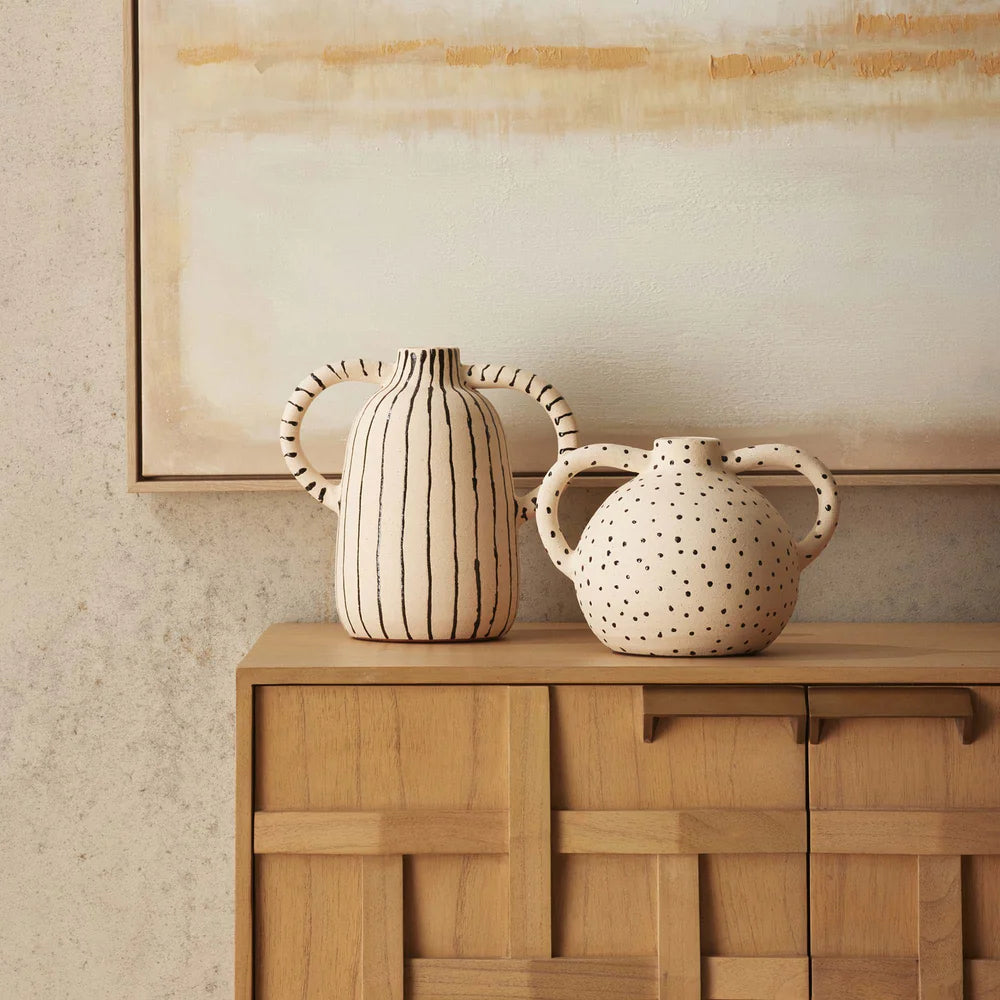 Vera Vessel - Cream & Black – The Furniture Gallery