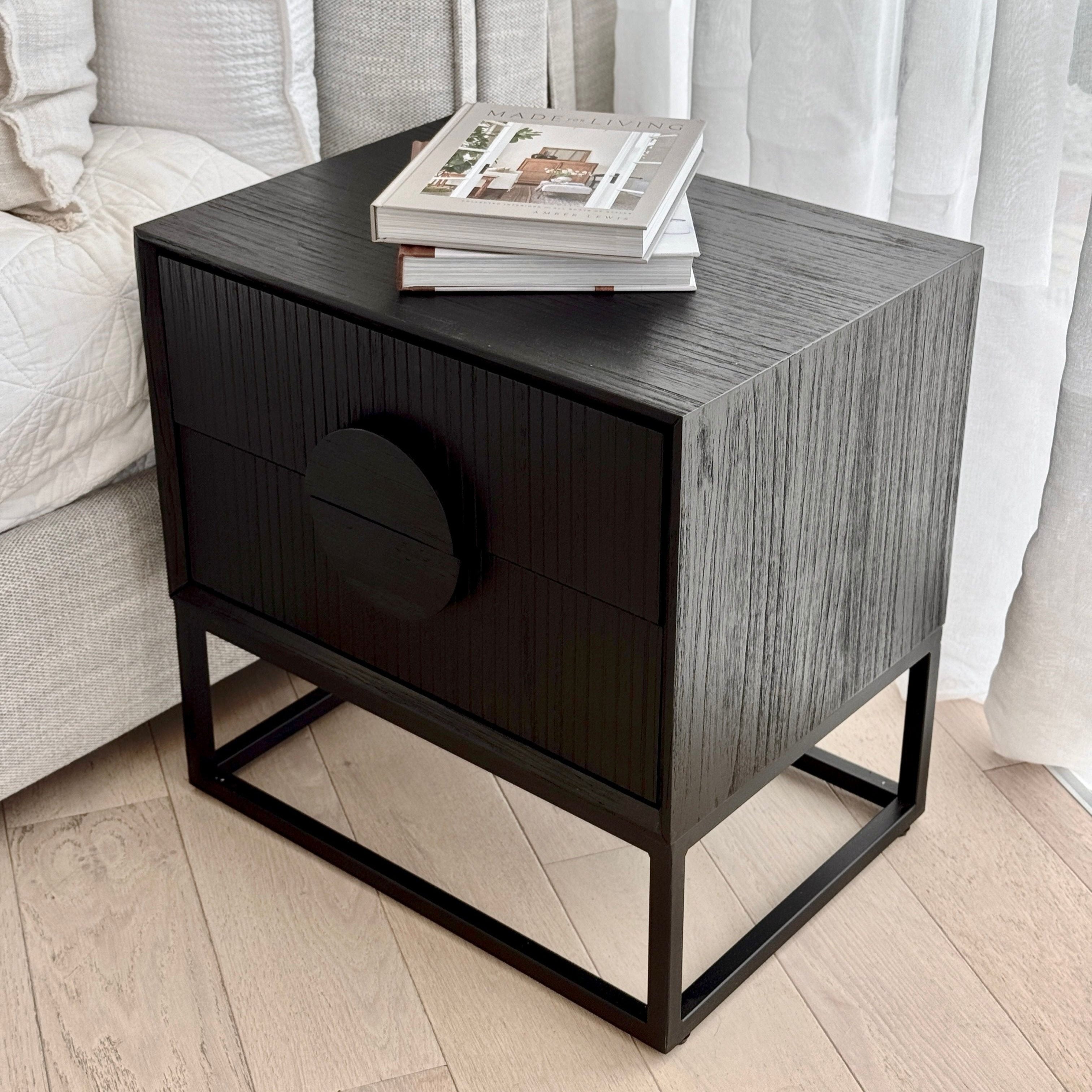 Edina 2 Drawer Bedside – The Furniture Gallery