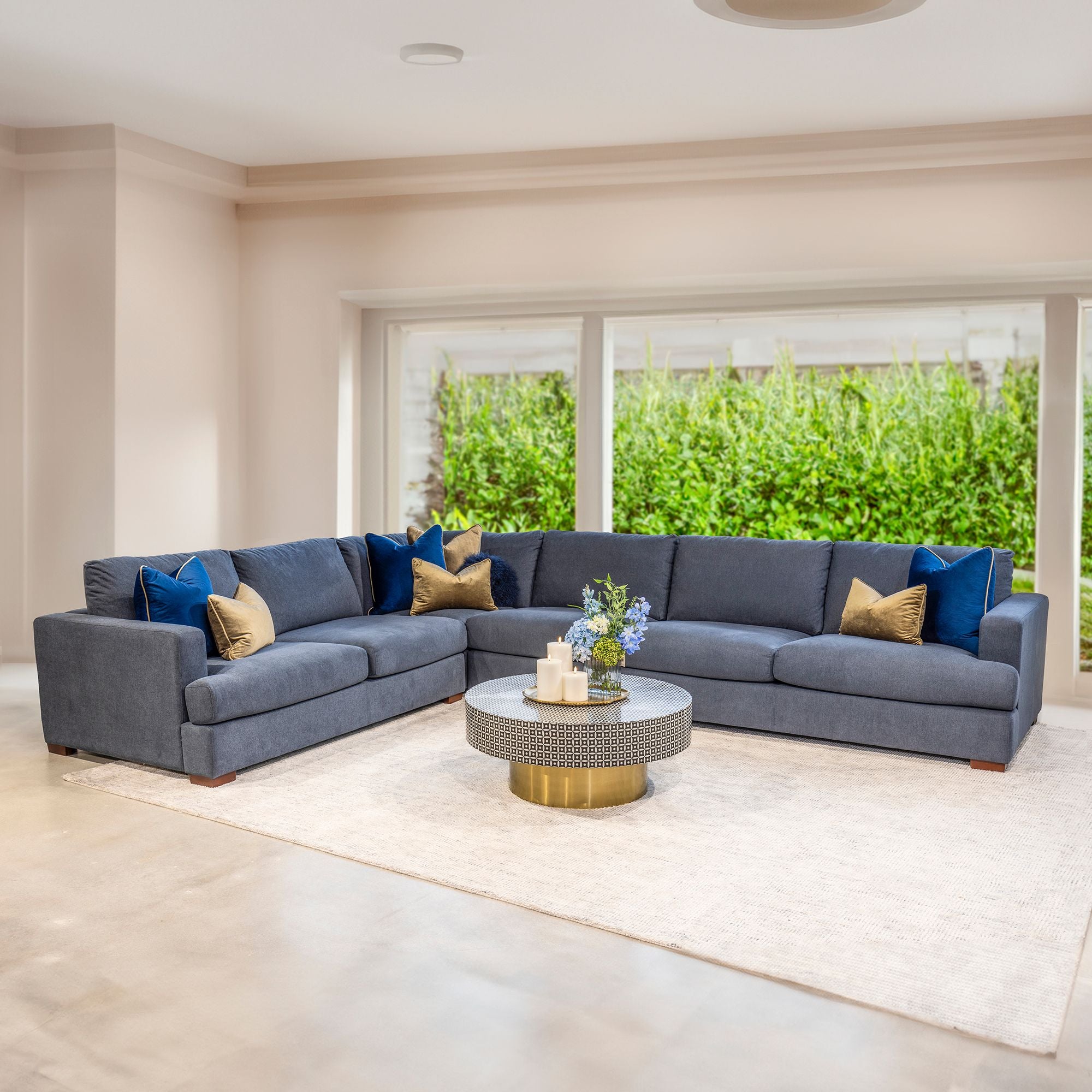 Buy Monaco 6 Seater Denim Sofa Perth, Osborne Park, & Joondalup – The ...