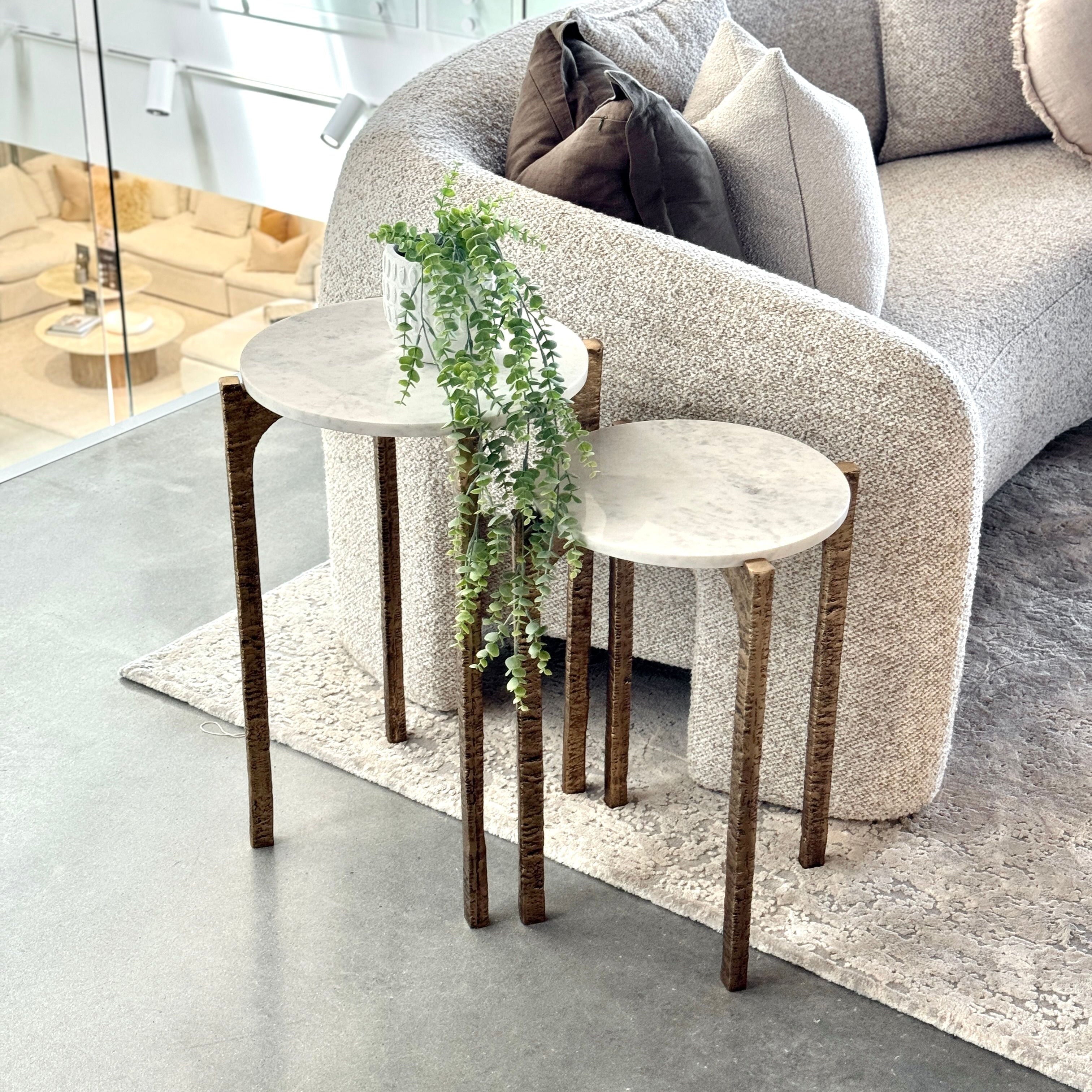 Cleo Marble Side Table – The Furniture Gallery