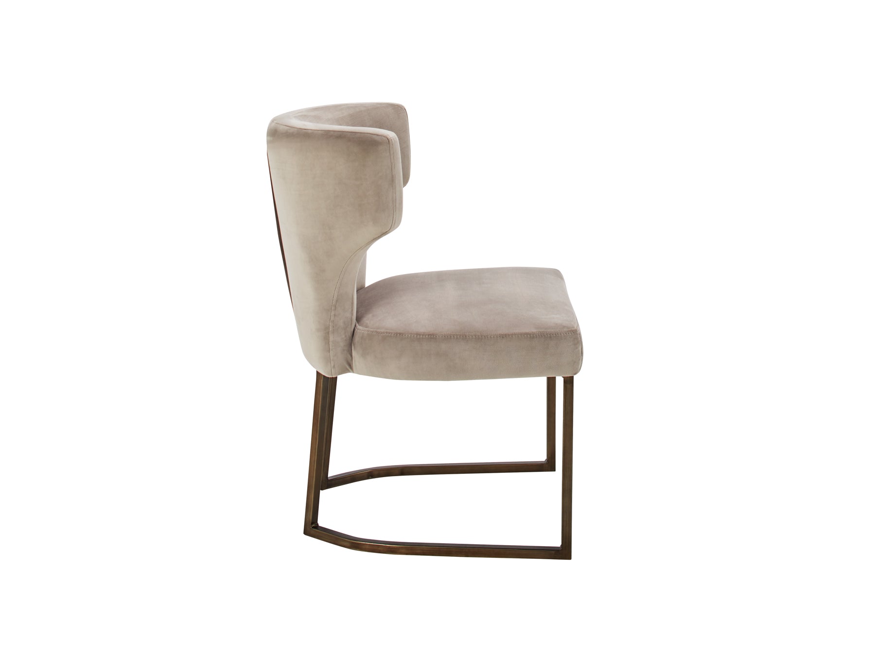 Buy Gigi Champagne Velvet Dining Chair in Perth, Osborne Park ...