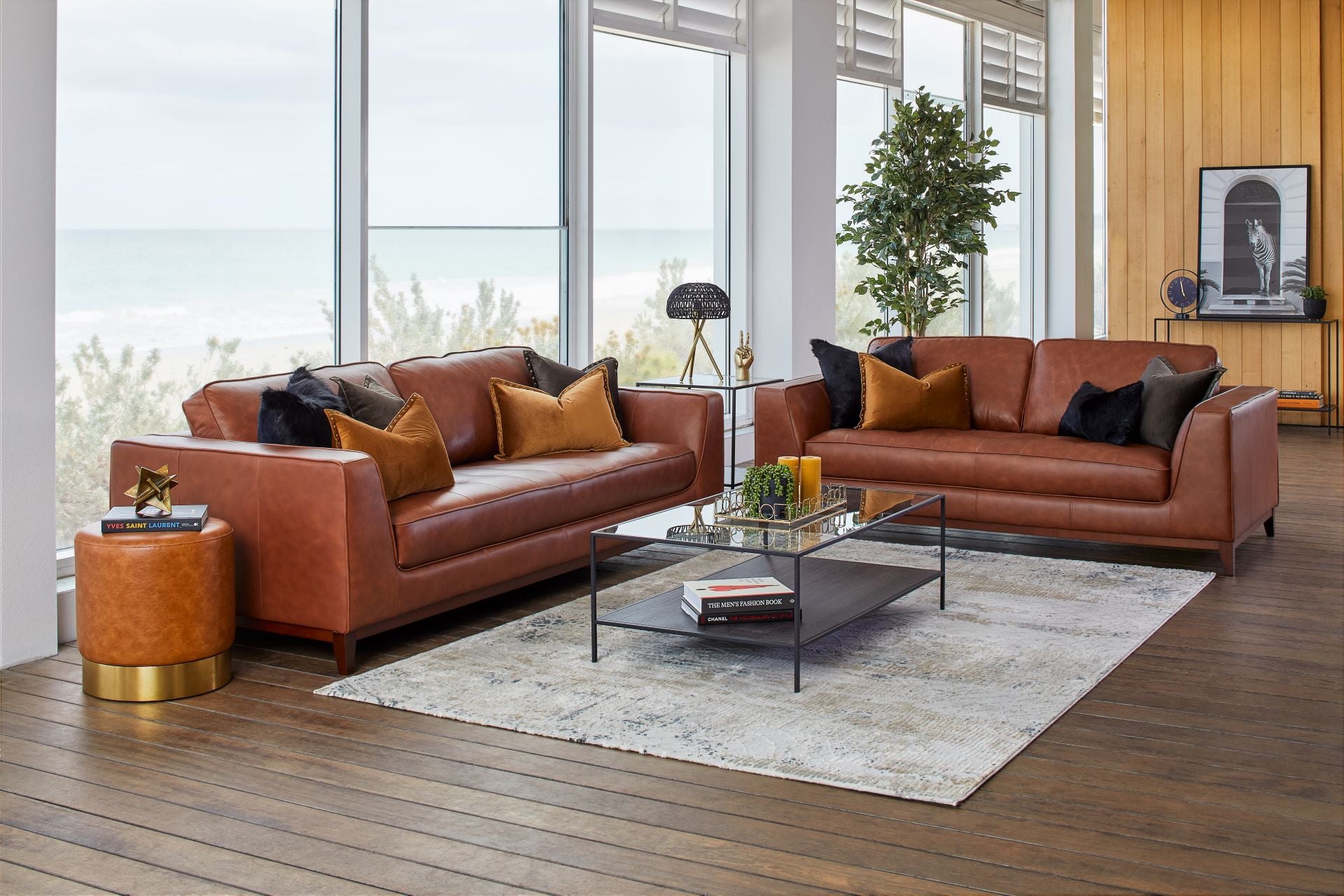 Buy Urban 2 Seater Leather Lounge Sofa in Perth, Osborne Park ...