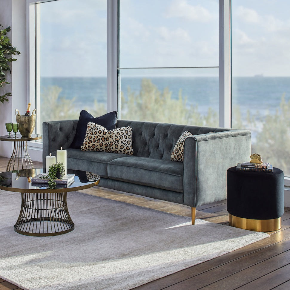 Buy Velvet Lounges in Perth – Corner Lounge & Loveseat in Osborne Park ...