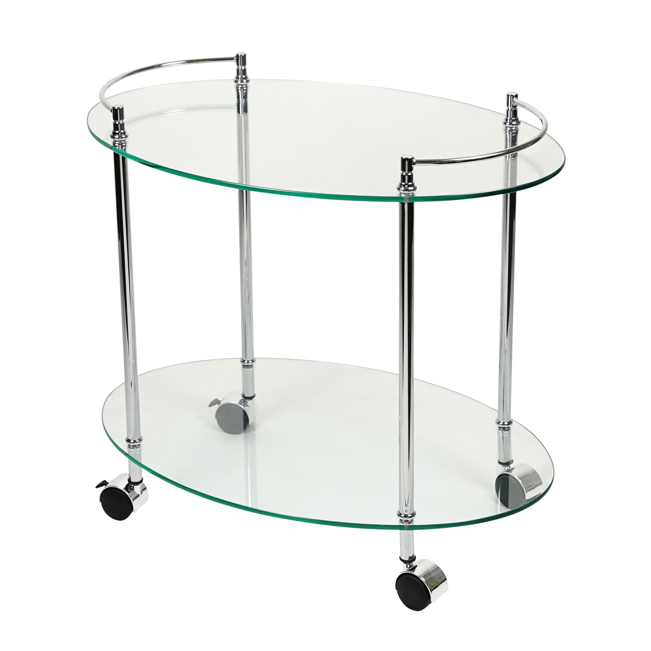 Buy Wills Frameless Oval Bar Cart Silver in Perth, Osborne Park, & Joondalup – The Furniture Gallery